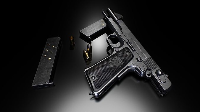 3D model RADOM vis 35 Pistol VR AR VR / AR / low-poly | CGTrader