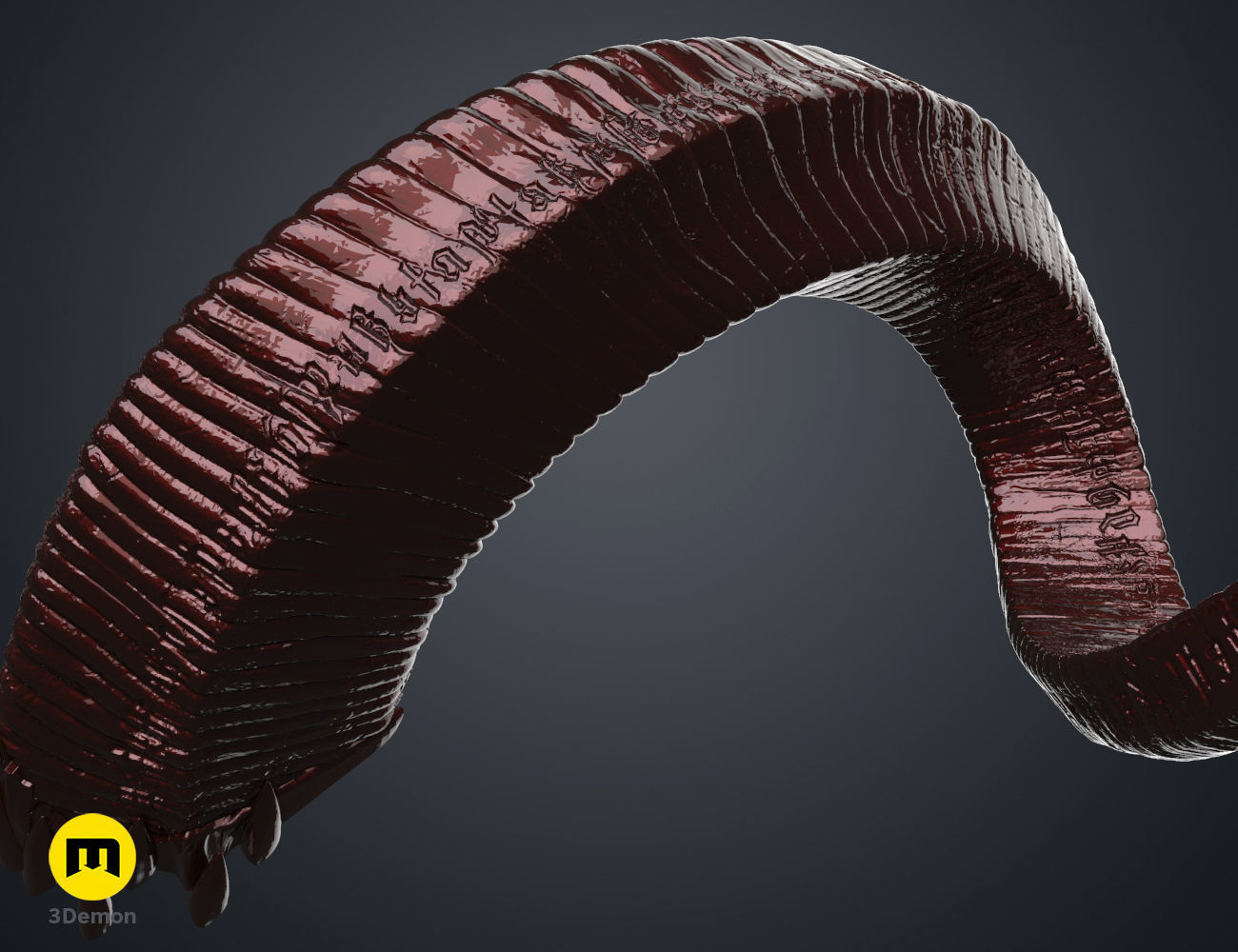 Karlach Cosplay Horns Baldurs Gate 3D model 3D printable | CGTrader