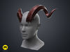 Karlach Cosplay Horns Baldurs Gate 3D model 3D printable | CGTrader