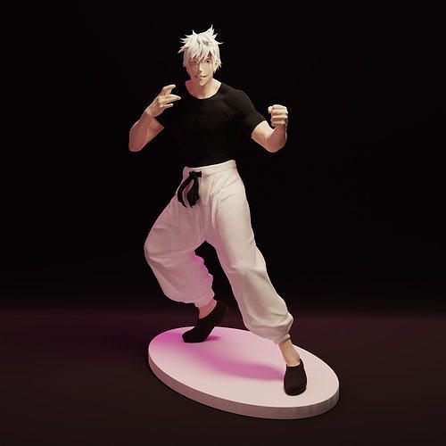 SATORU GOJO 3D model 3D printable | CGTrader