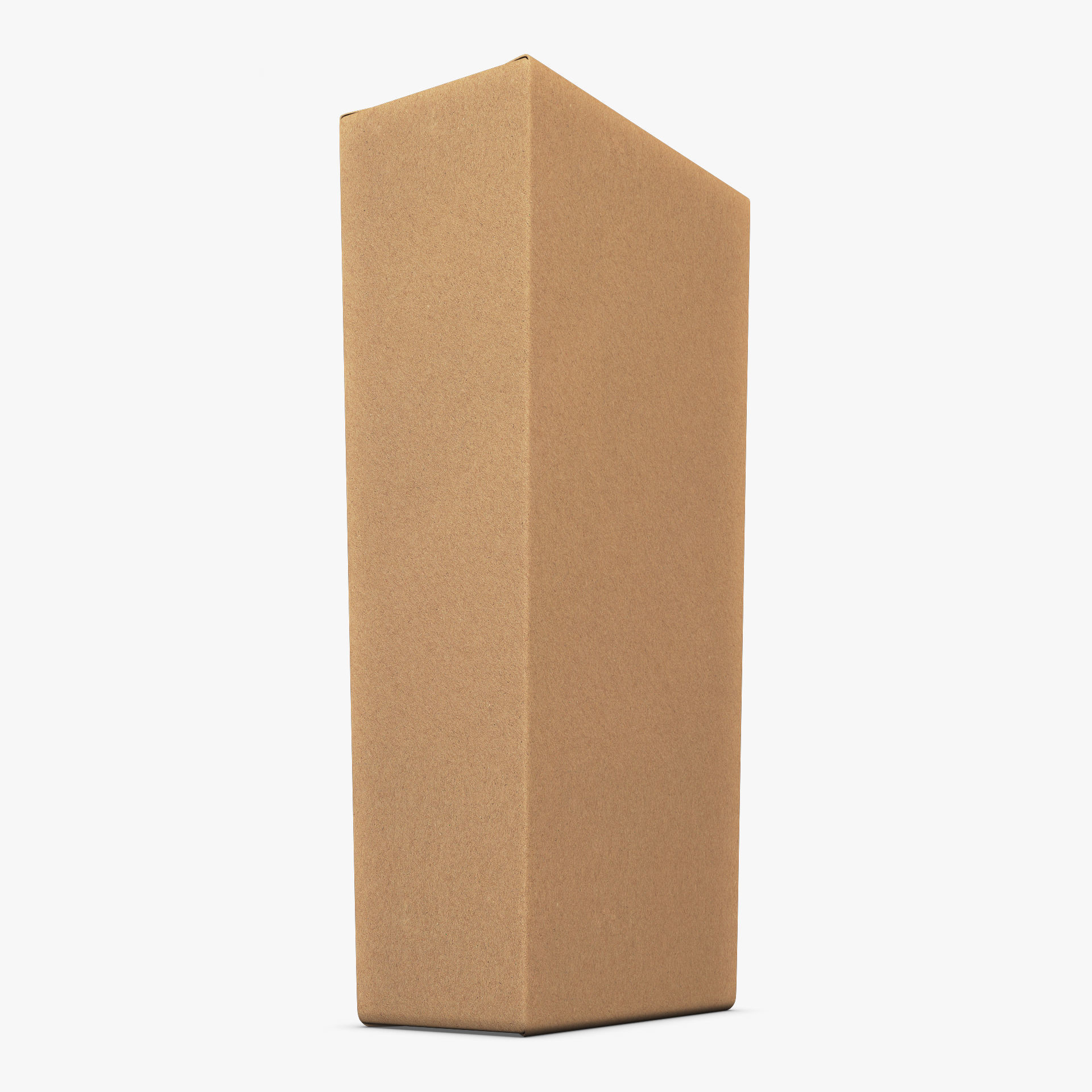 Package Cardboard Trapezoid Box M 2 3D model | CGTrader