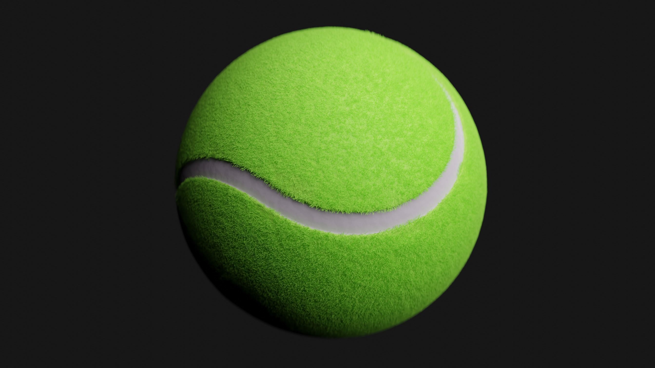 Realistic Tennis Ball model 3D model | CGTrader