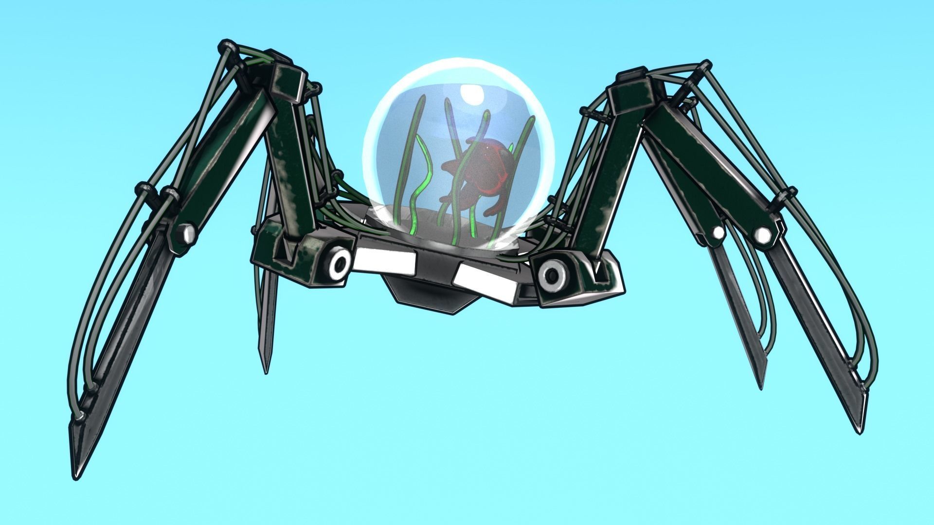 3D model 4 Legged Fish VR / AR / low-poly | CGTrader