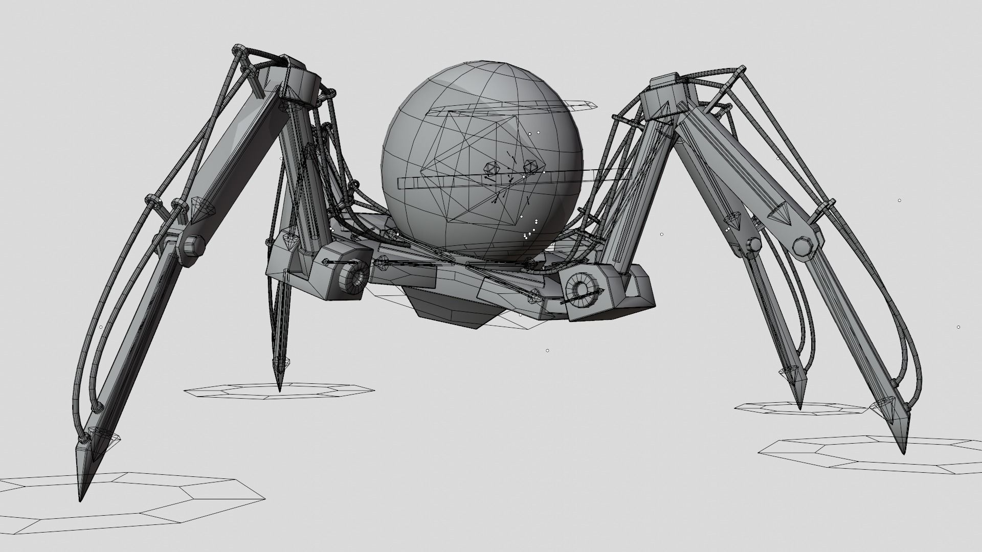 3D model 4 Legged Fish VR / AR / low-poly | CGTrader