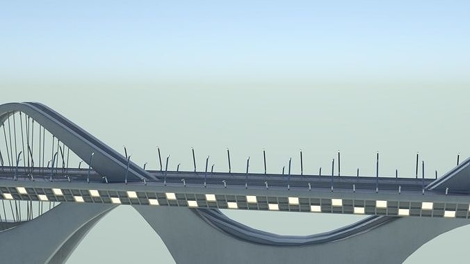 3D model Sheikh Zayed Bridge VR / AR / low-poly | CGTrader