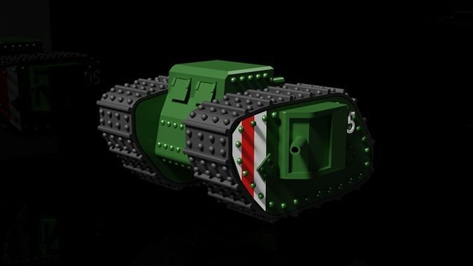3D model Anime Tank VR / AR / low-poly | CGTrader