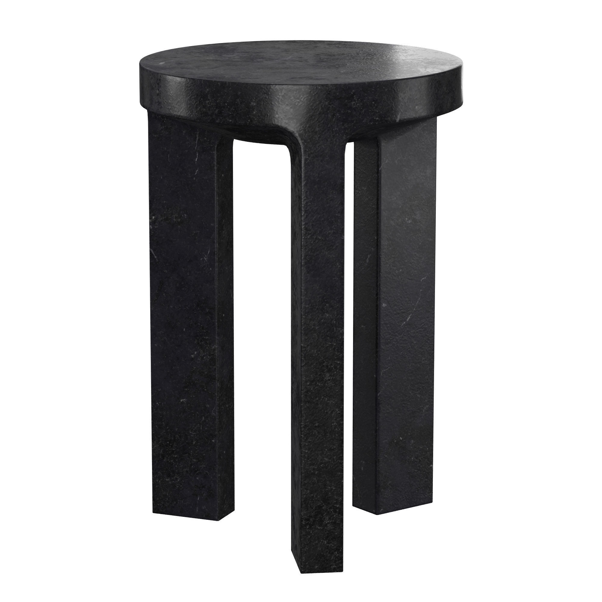ALTA BHAINSLANA MARBLE 3-LEG SIDE TABLE 3D model | CGTrader