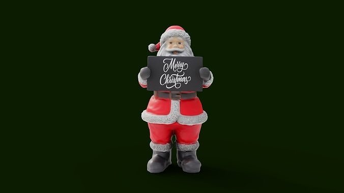 Santa 3D model | CGTrader