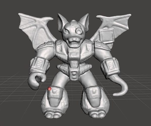 BATTLEBEAST BAT 1987 PVC FIGURE MINIATURE PLASTIC TOY 3D model 3D ...