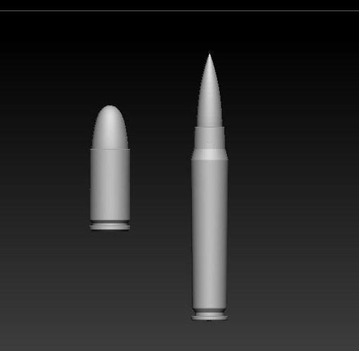 Bullet Model 3D model 3D printable | CGTrader