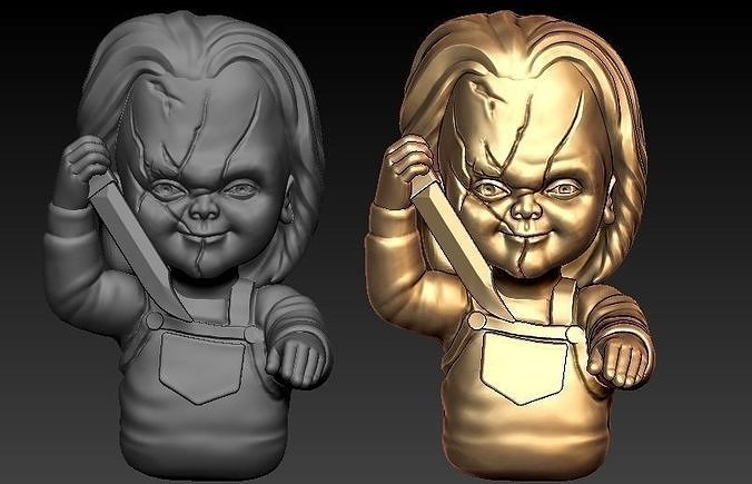 Chucky Halloween 3D model 3D printable | CGTrader
