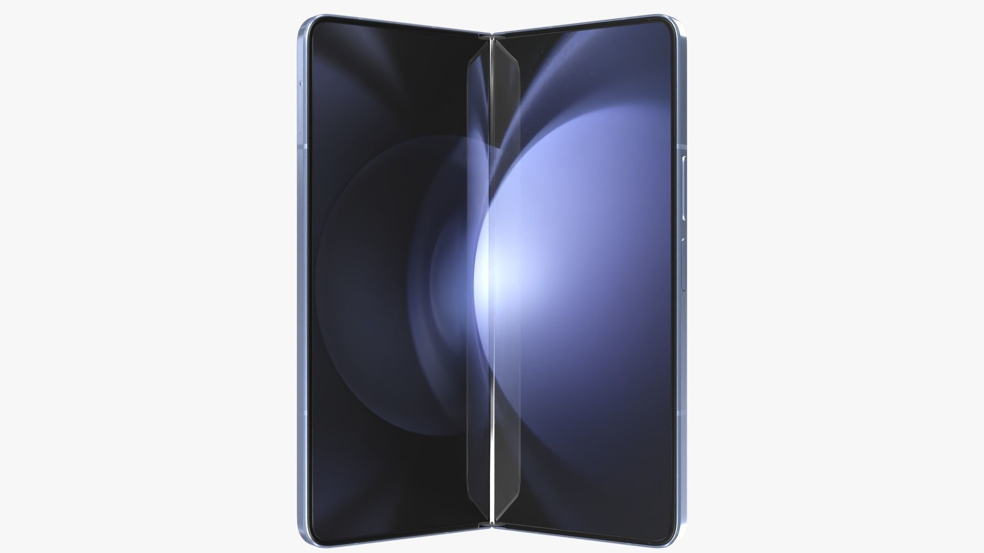 Samsung Galaxy Z Fold 5 Blue 3D model rigged | CGTrader
