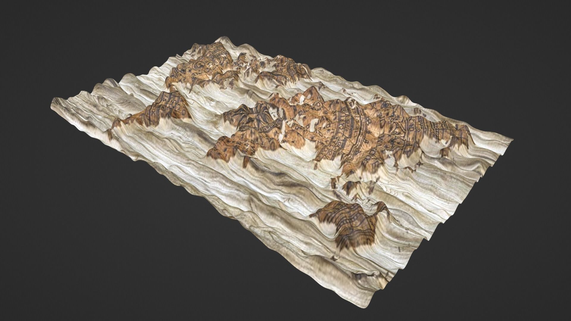 3D model World Map Topography VR / AR / low-poly | CGTrader