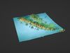 3D model Sumatra Map Topography VR / AR / low-poly | CGTrader
