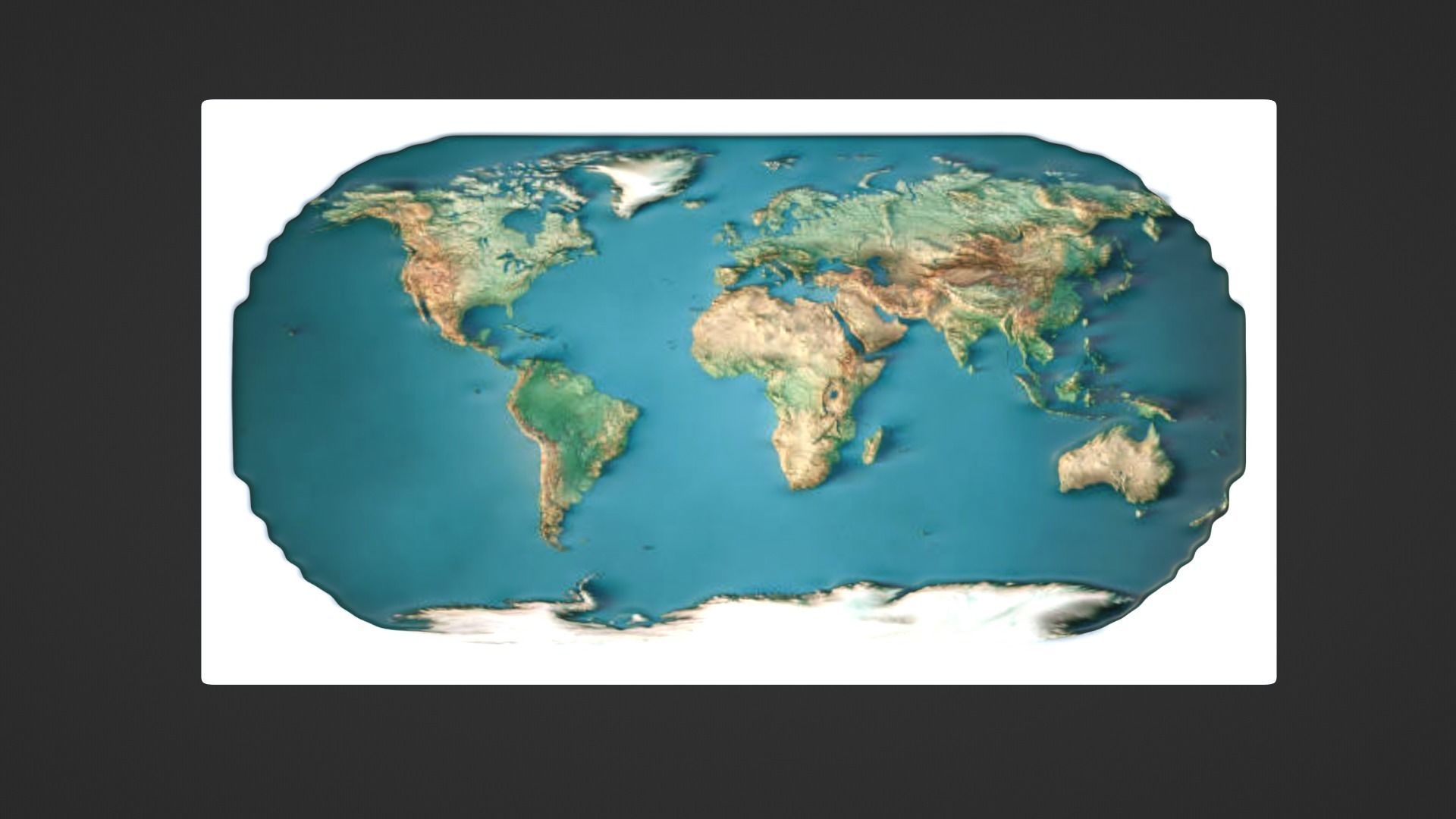 3D model World Map Topography VR / AR / low-poly | CGTrader