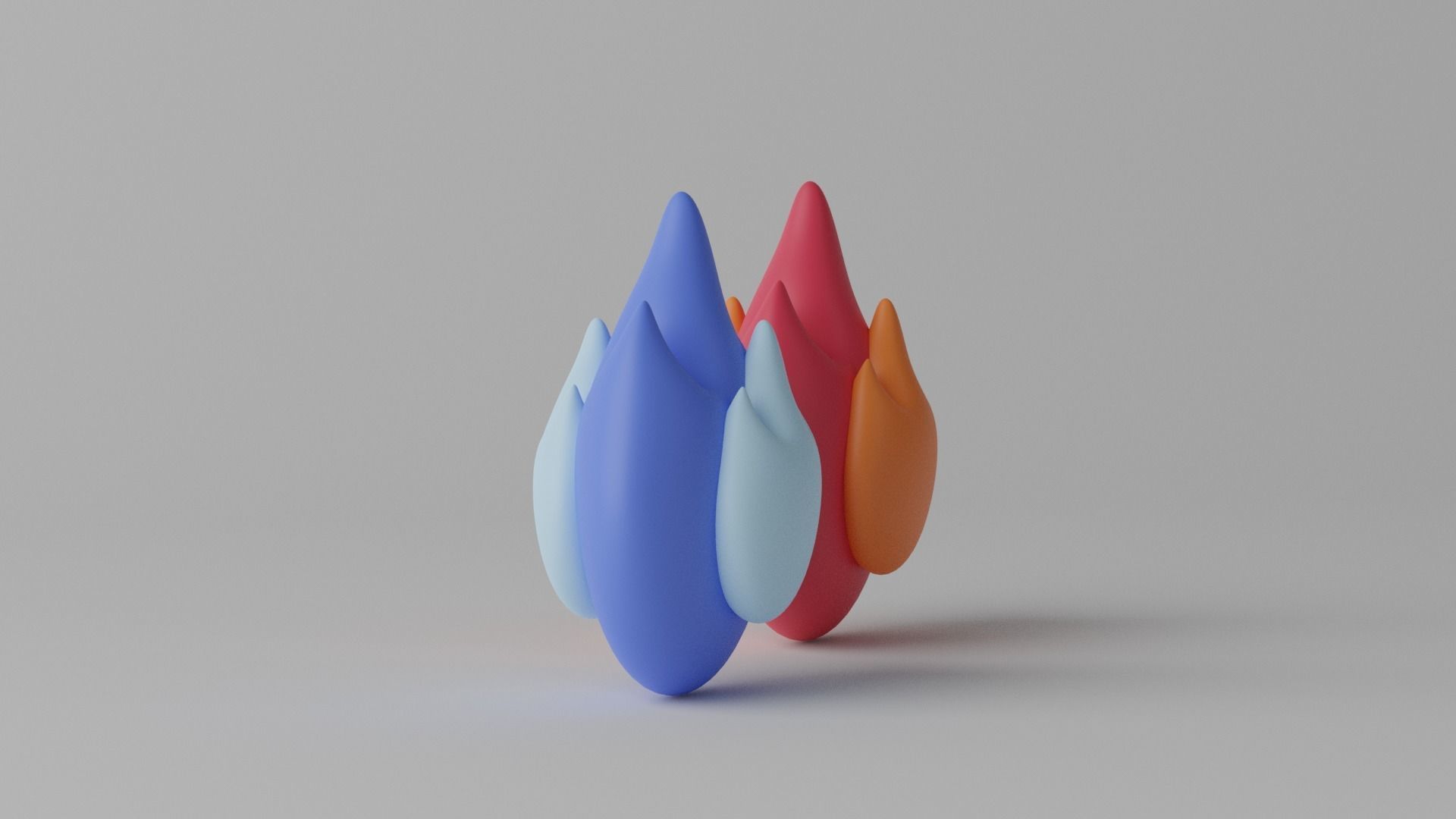 Cartoon Fire Flame 3D model | CGTrader