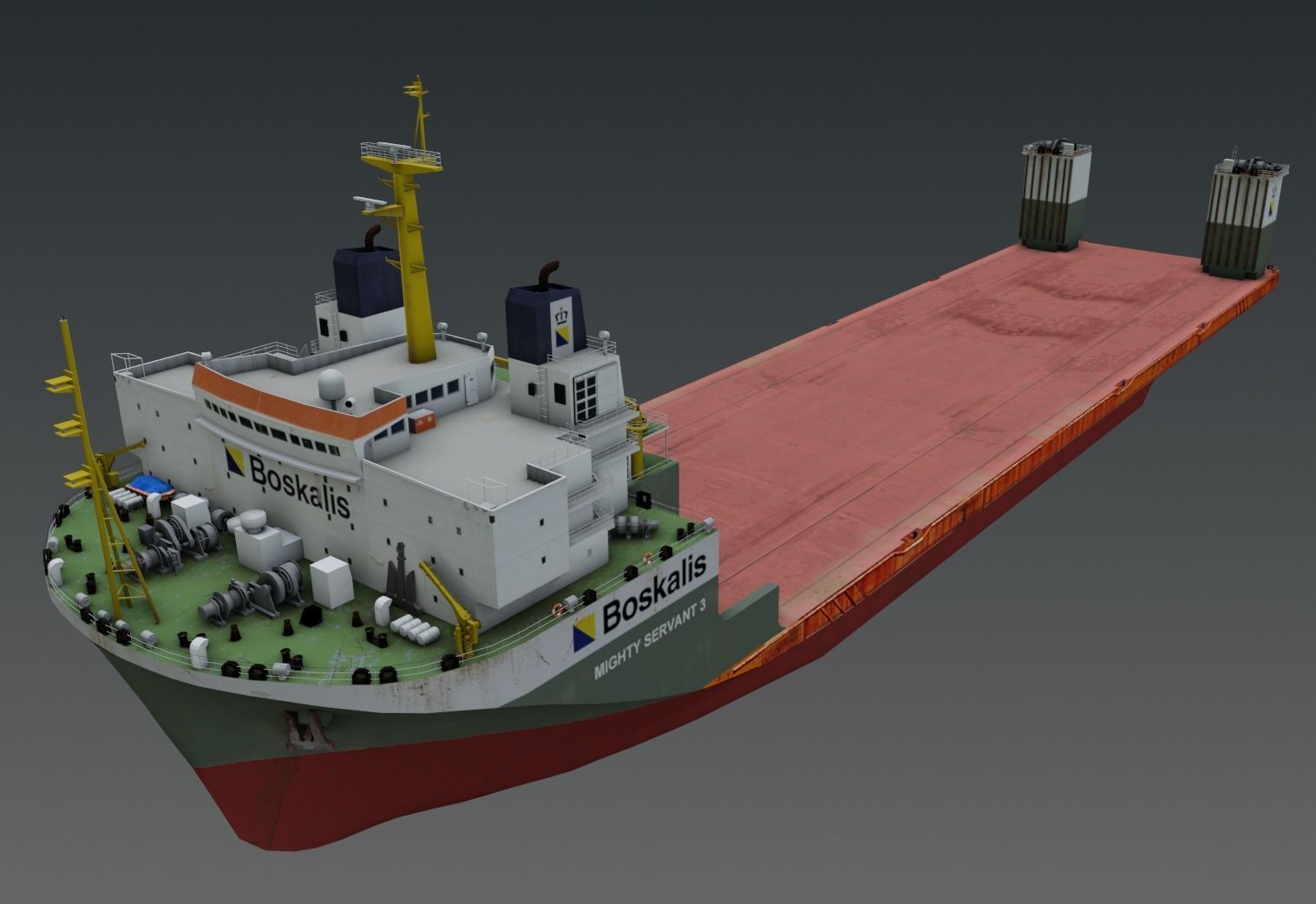 3D model Mighty Servant Heavy Lift vessel 3d low-poly VR / AR / low-poly | CGTrader