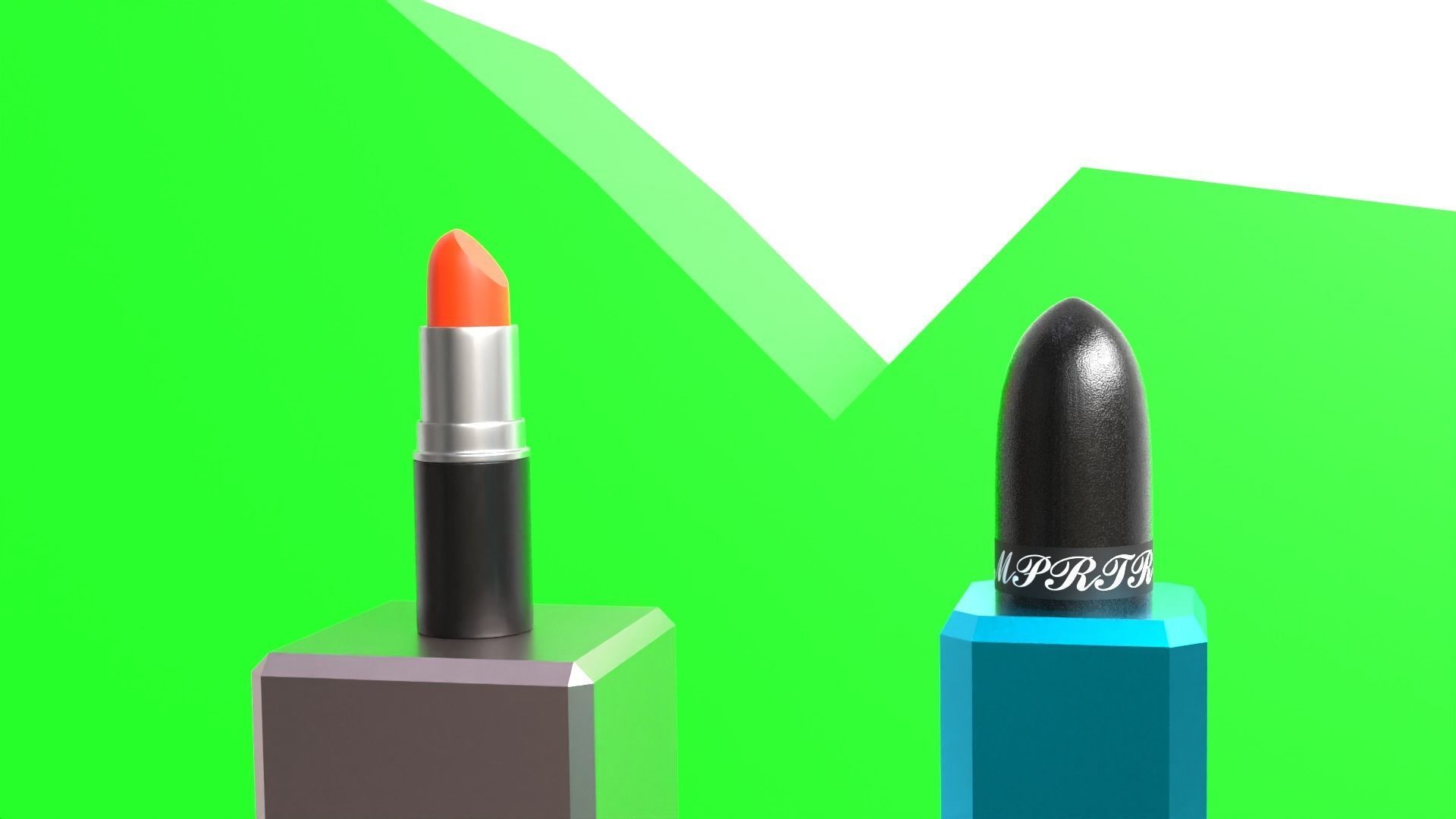 lipstick with animation 3D model animated | CGTrader