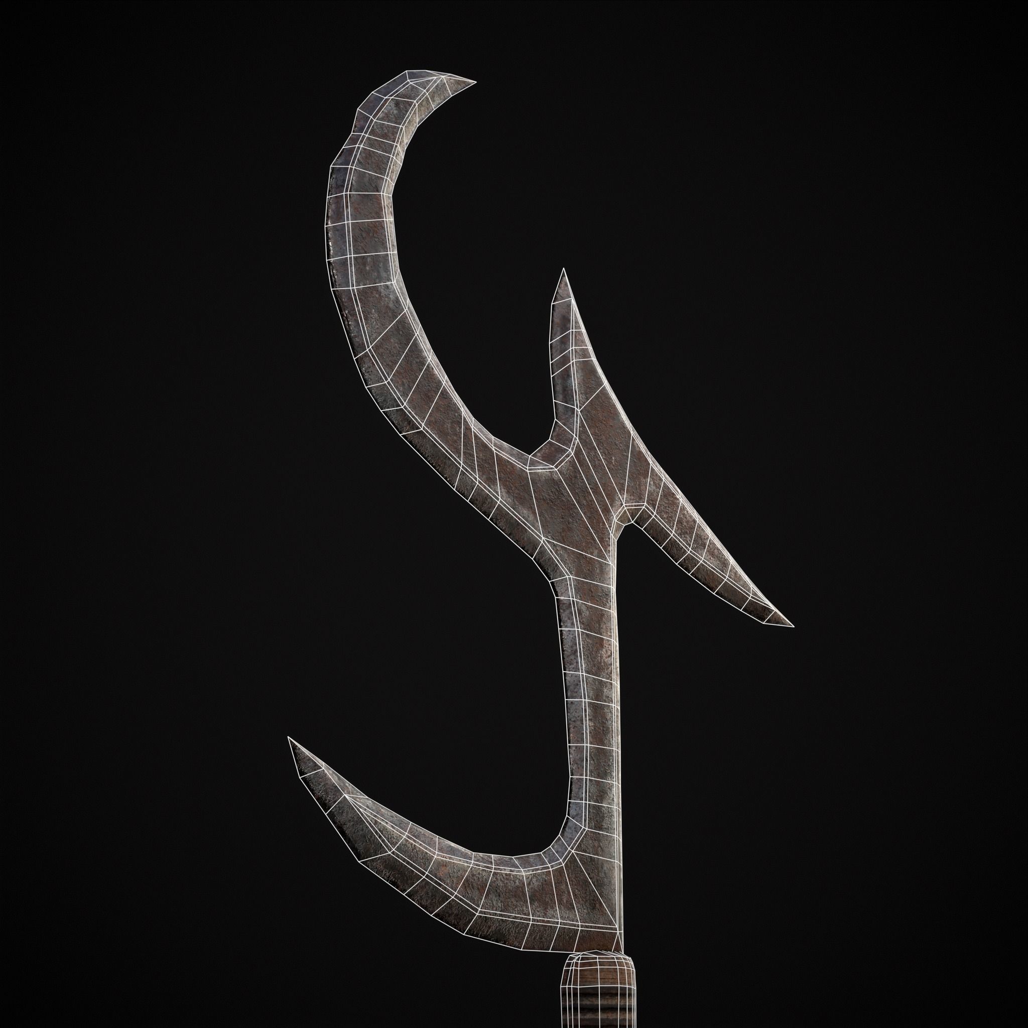 3D model African Mambele VR / AR / low-poly | CGTrader