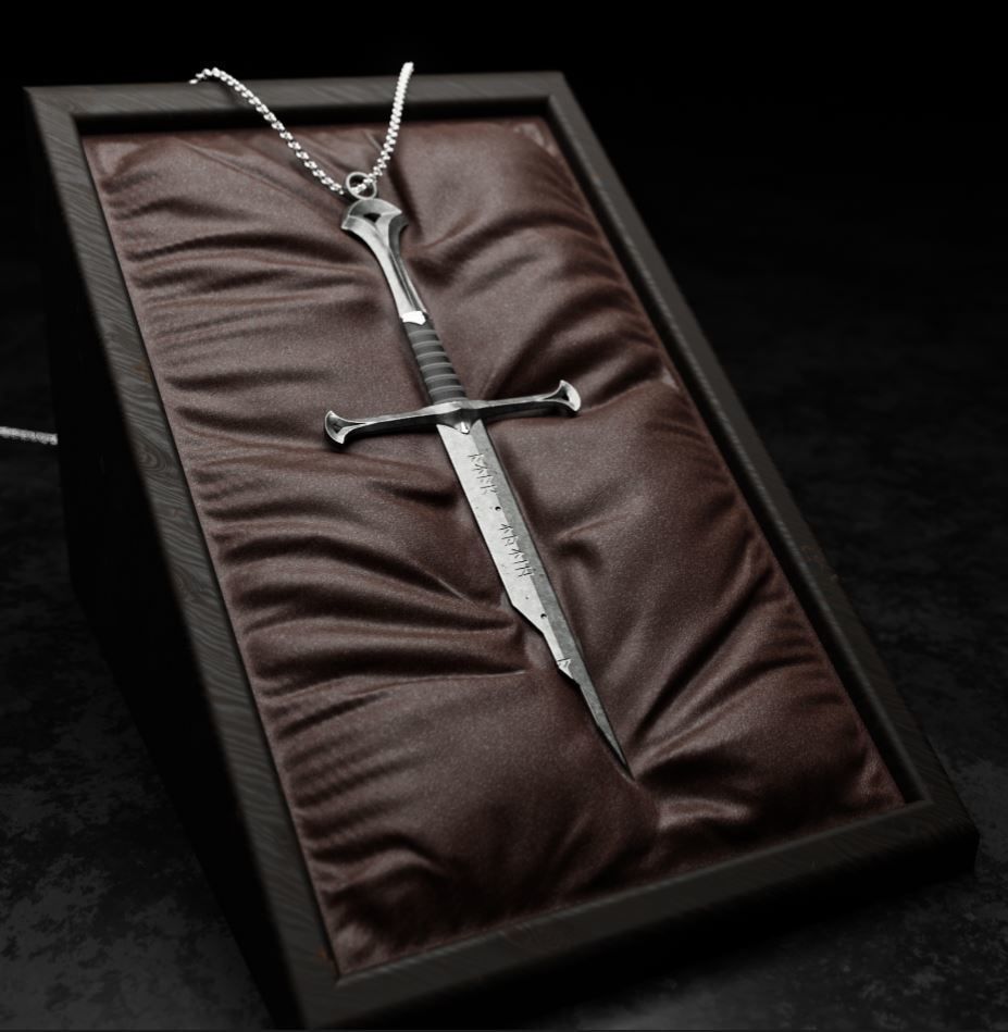 Anduril - Flame of the West - sword - Lord of the Rings free 3D model 3D printable | CGTrader