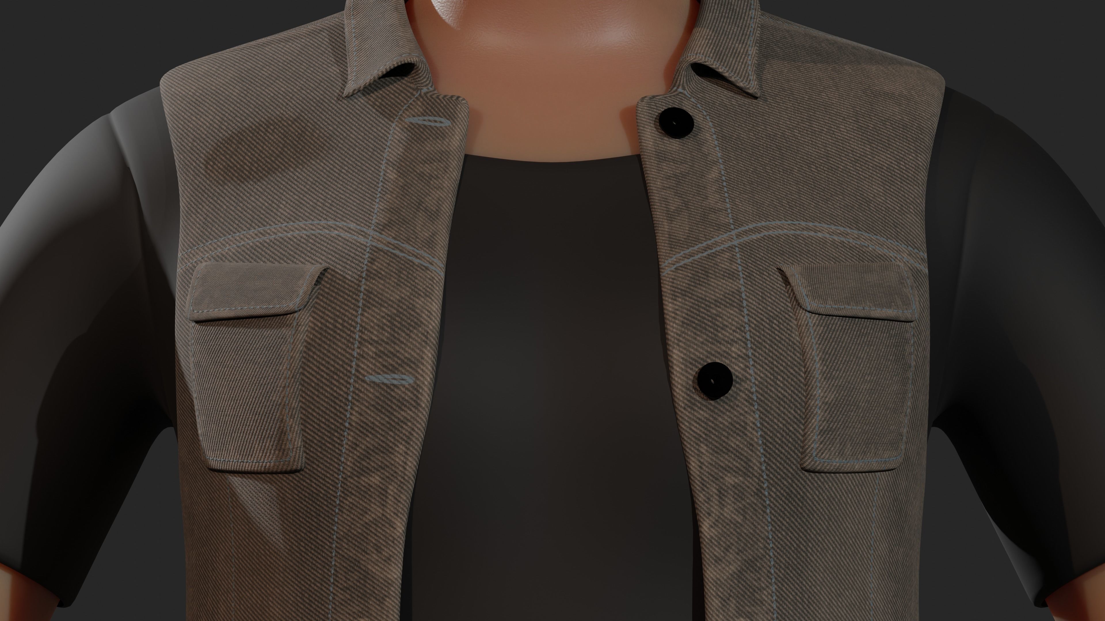 3D model Black Girl Cartoon Character Celia VR / AR / low-poly | CGTrader