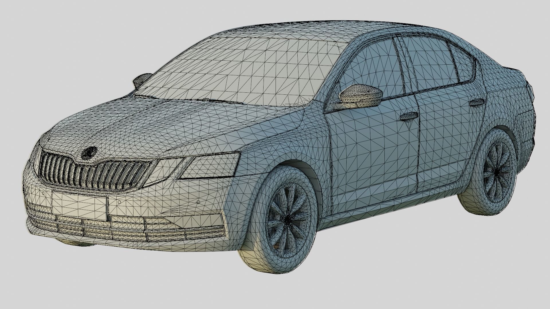 3D model Skoda Octavia 2019 Base Model VR / AR / low-poly | CGTrader
