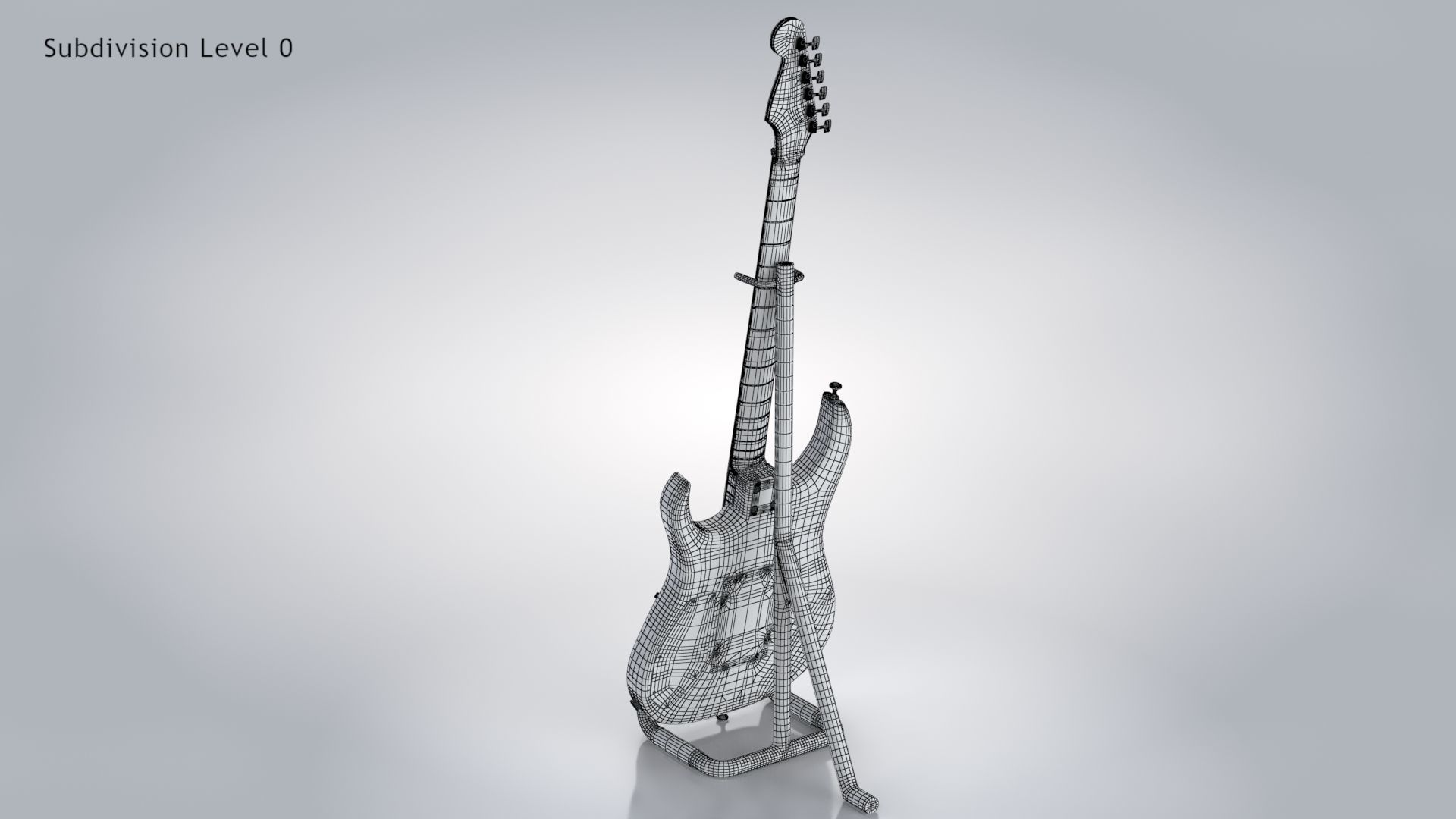 3D model Electric Guitar V4 VR / AR / low-poly | CGTrader