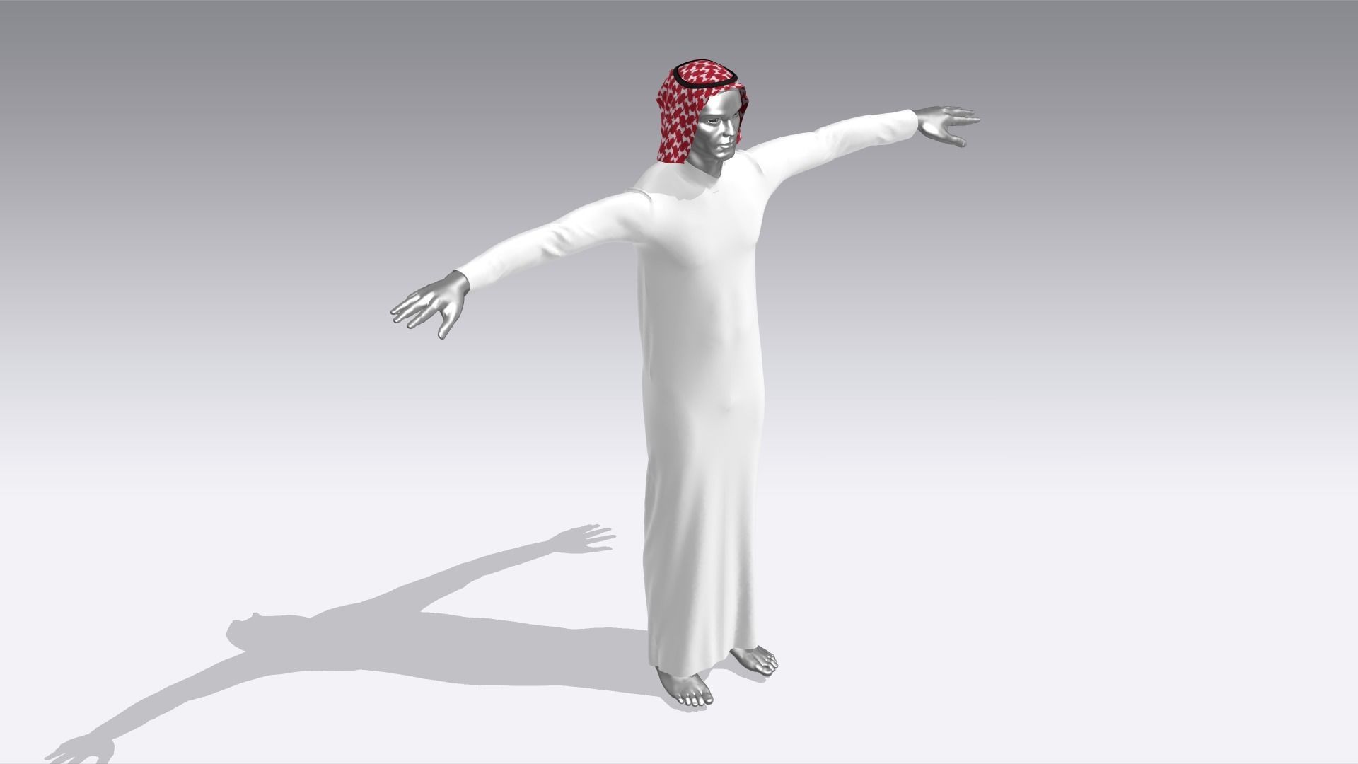 3D model Arab Man Clothes VR / AR / low-poly | CGTrader