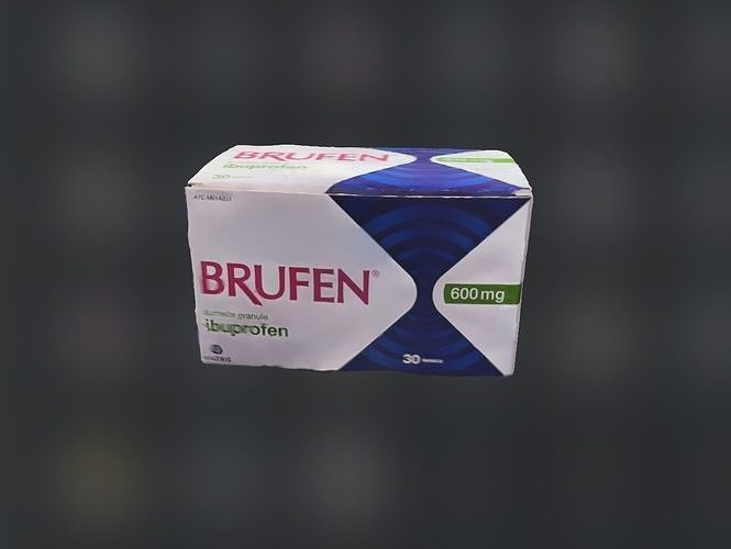 Brufen ibuprofen painkiller 3D model | CGTrader