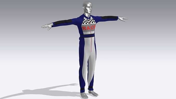 3D model Racing Custom Driver Suits VR / AR / low-poly | CGTrader