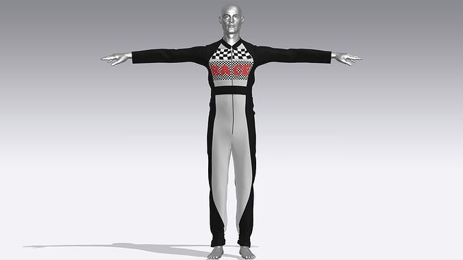 3D model Racing Custom Driver Suits VR / AR / low-poly | CGTrader
