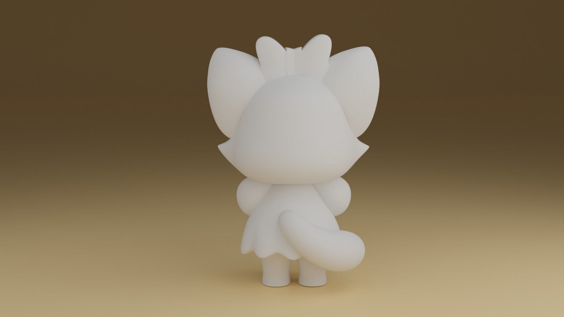 cute cat stl 3d print format 3D model 3D printable | CGTrader