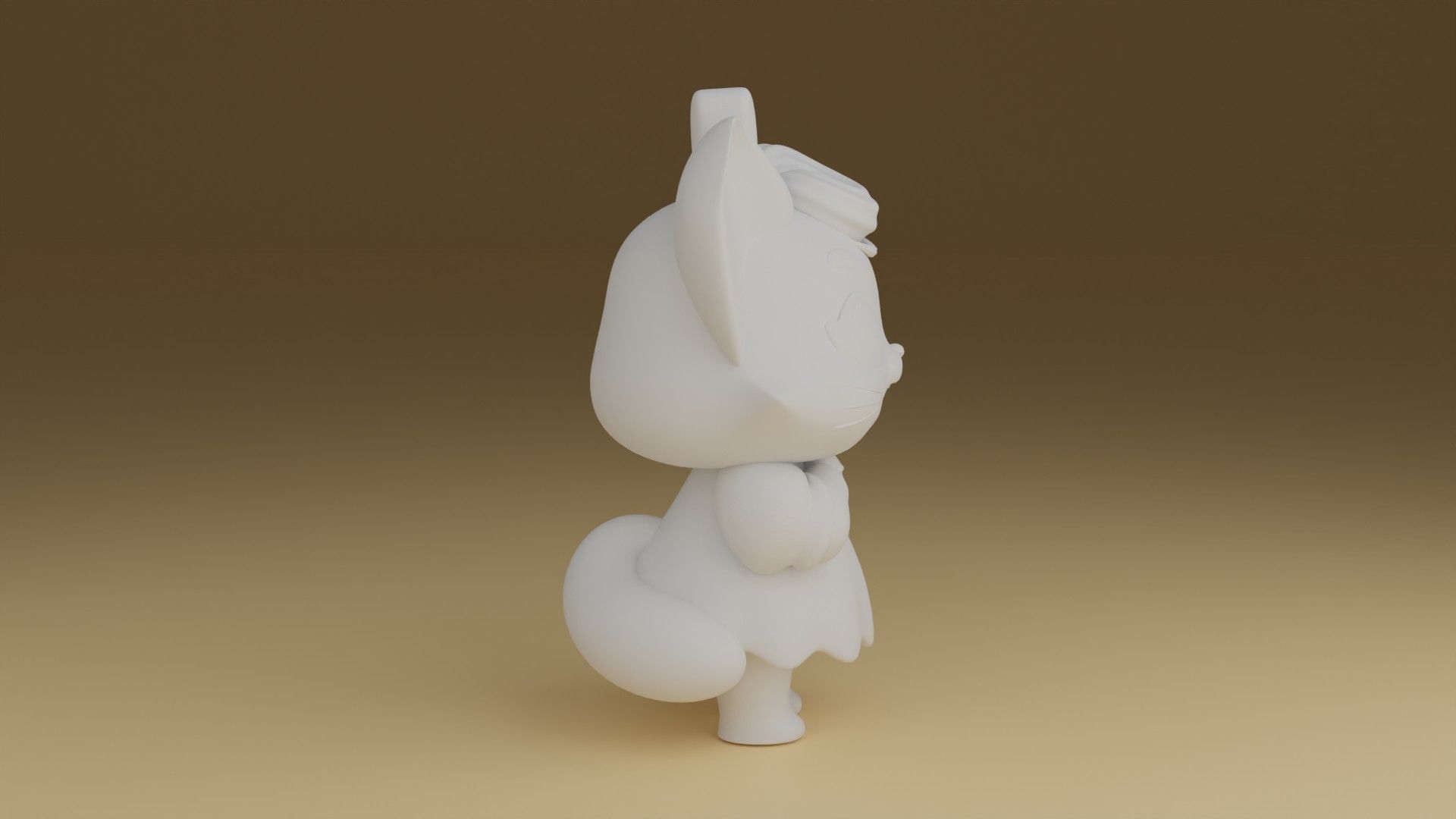 cute cat stl 3d print format 3D model 3D printable | CGTrader