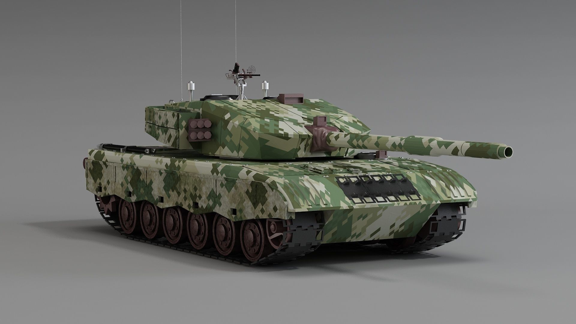 96A main battle Tank 96A tank ZTZ96A main battle tank 3D model | CGTrader