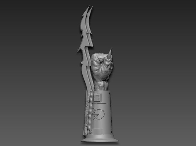 Predator hand 3D model 3D printable | CGTrader