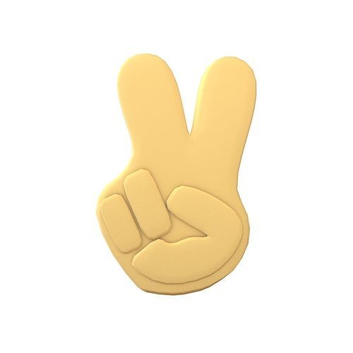 3D model Winning Hand Symbol Glove v1 005 VR / AR / low-poly | CGTrader