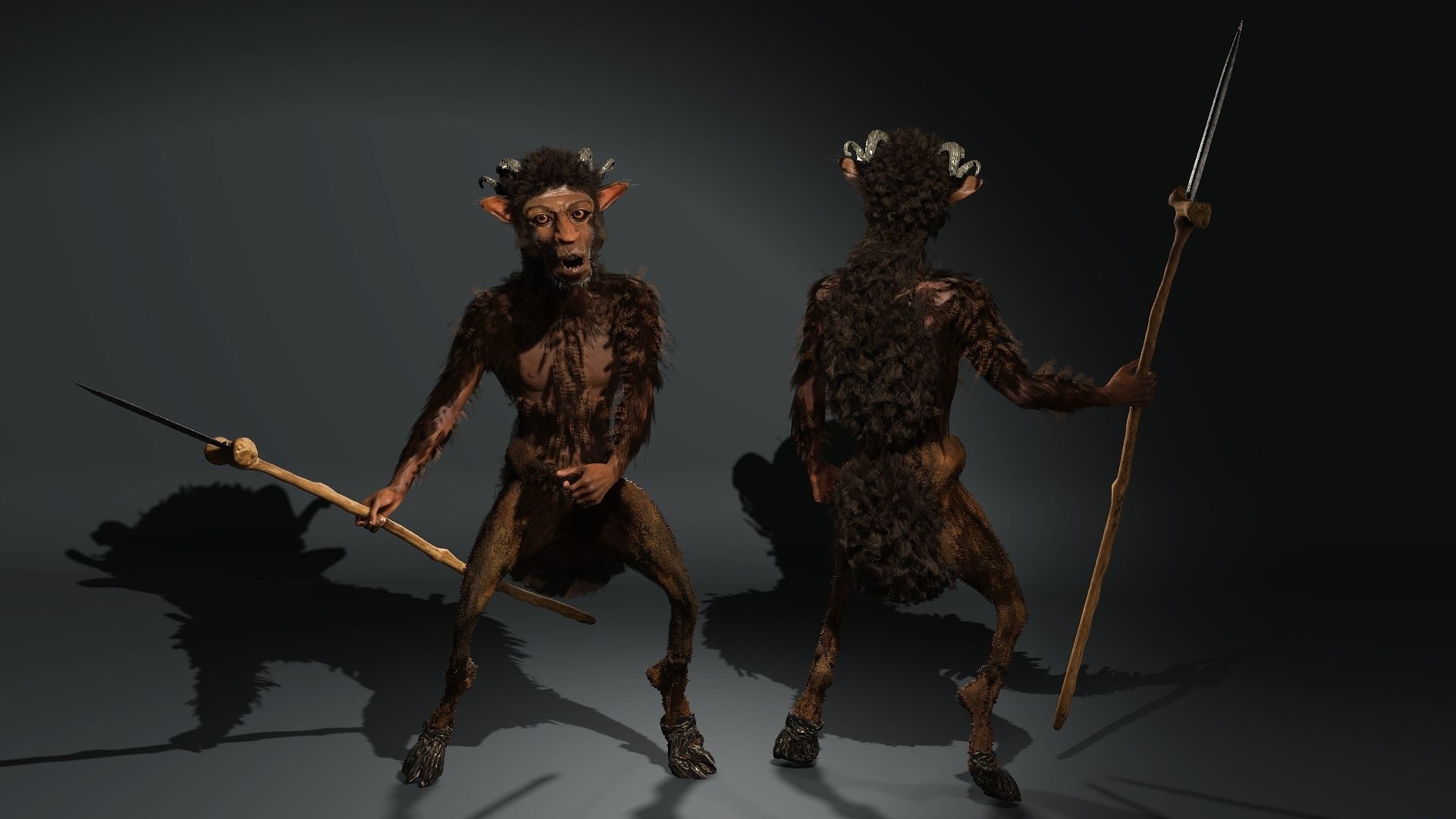 Warrior sheep High quality character full Rigged and Animated 3D model ...