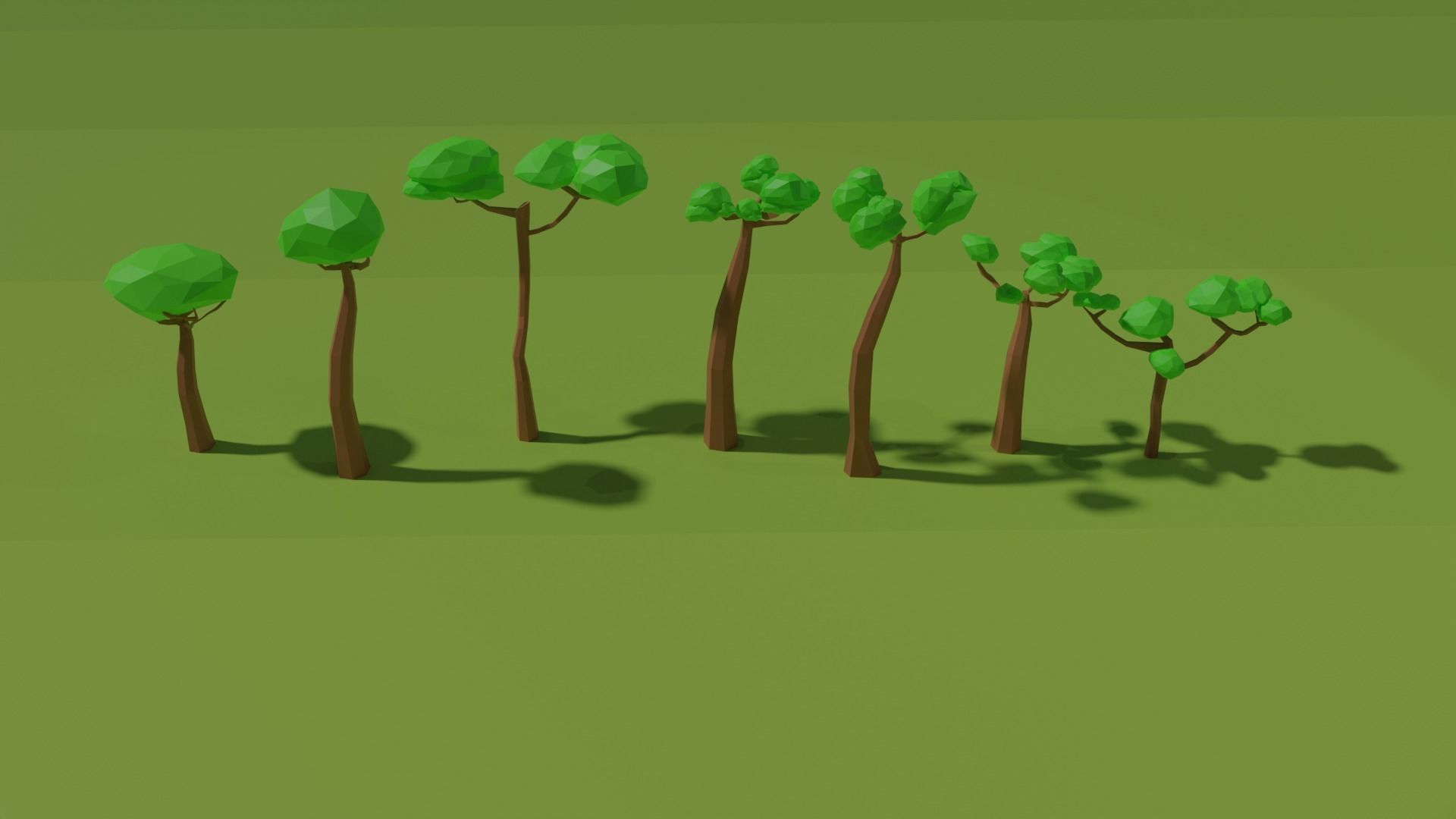 Lowpoly tropical island pack collection free VR / AR / low-poly 3D ...