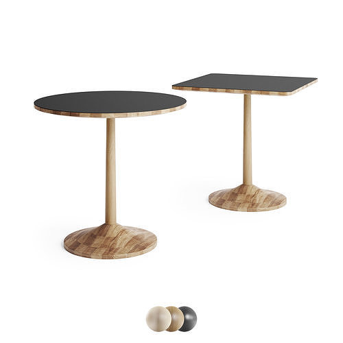 Bolia Dining Table Turned 3D model | CGTrader