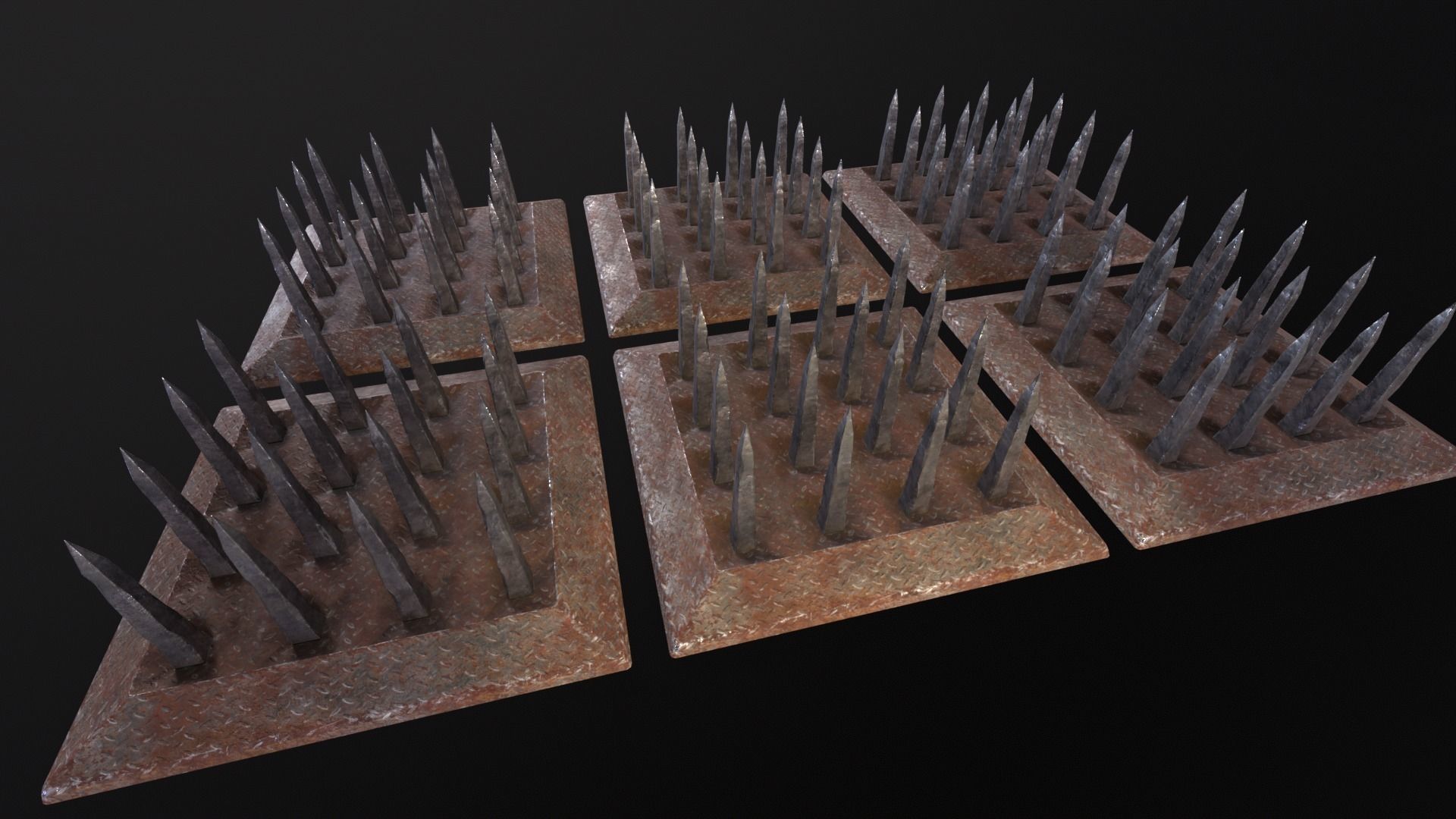 3D model Medieval Spikes Trap VR / AR / low-poly | CGTrader