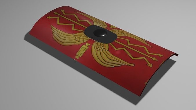 roman shield free VR / AR / low-poly 3D model | CGTrader