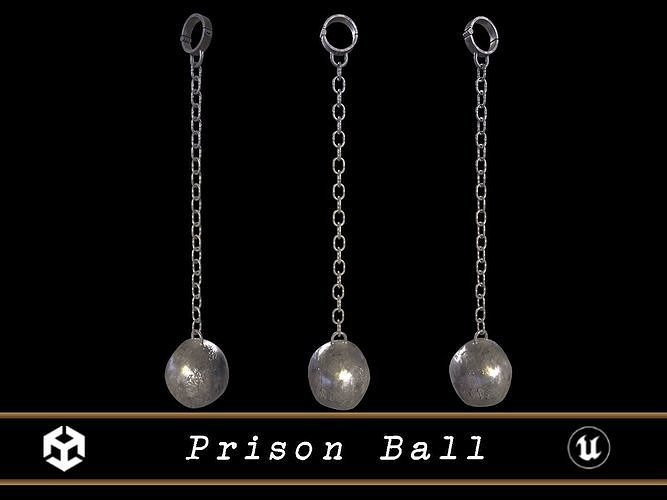 3D model Prison Ball VR / AR / low-poly | CGTrader