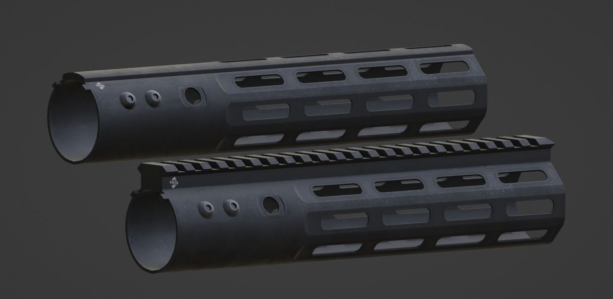 3D model ALG Defence Handguards VR / AR / low-poly | CGTrader