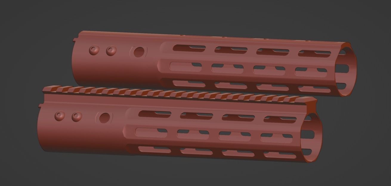 3D model ALG Defence Handguards VR / AR / low-poly | CGTrader