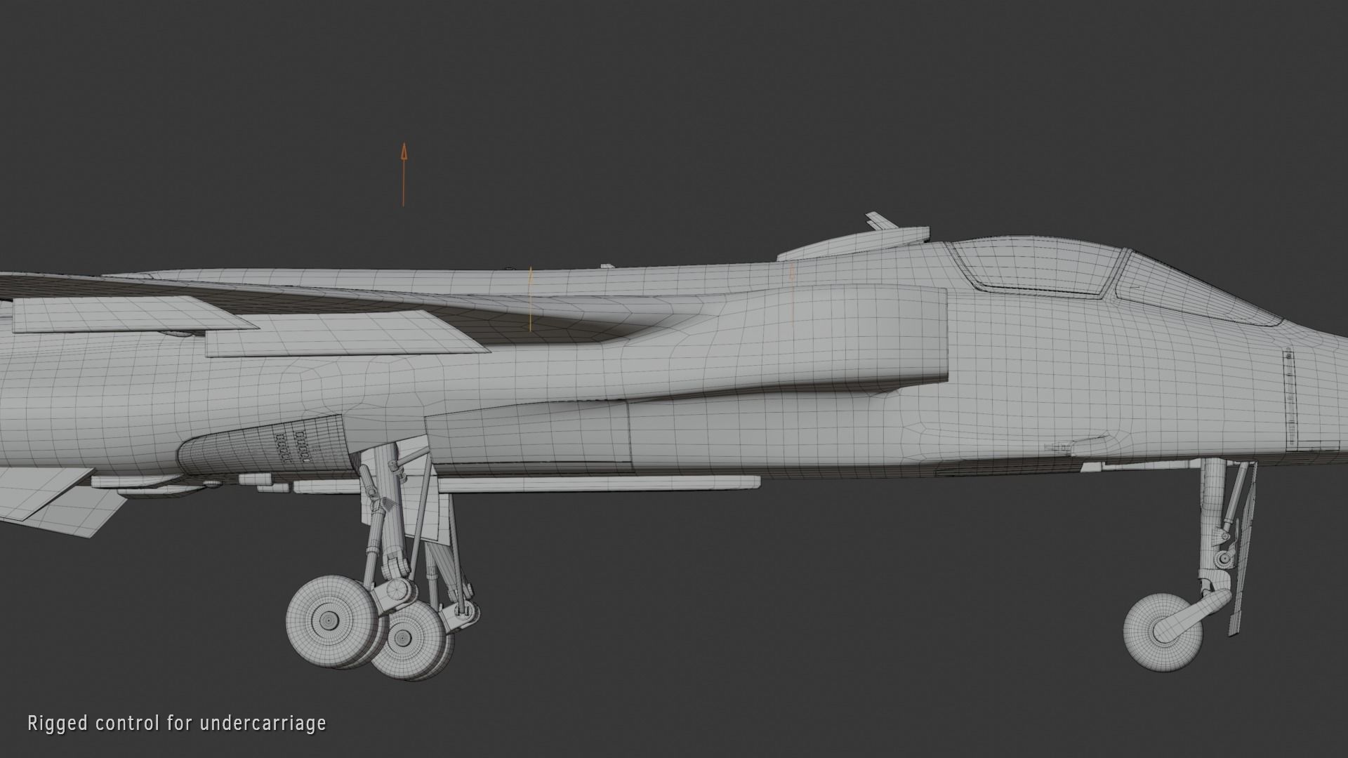 Sepecat Jaguar GR3 3D model 3D model rigged | CGTrader
