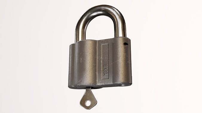 3D model Russian padlock VR / AR / low-poly | CGTrader