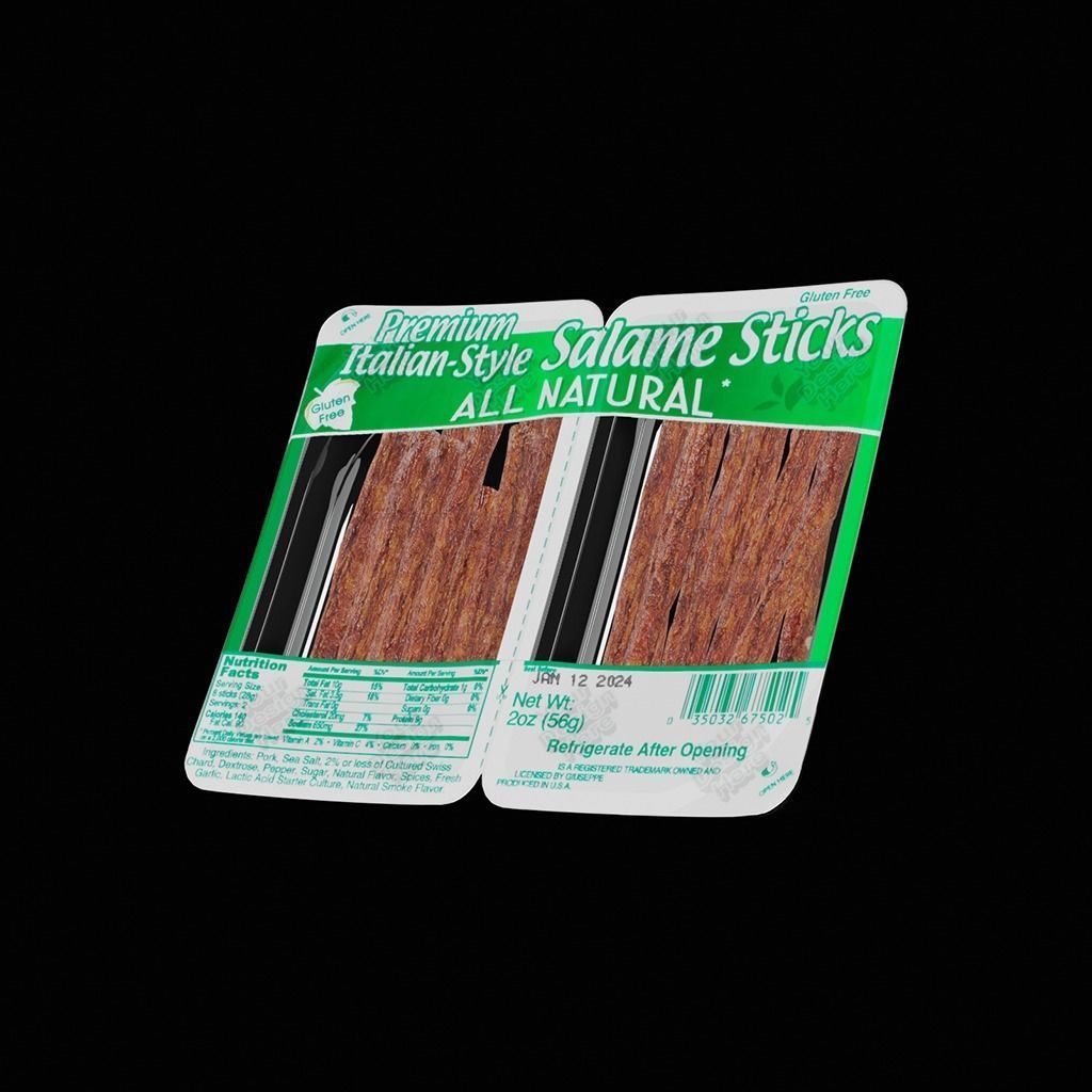 Salami Sticks 3D model | CGTrader