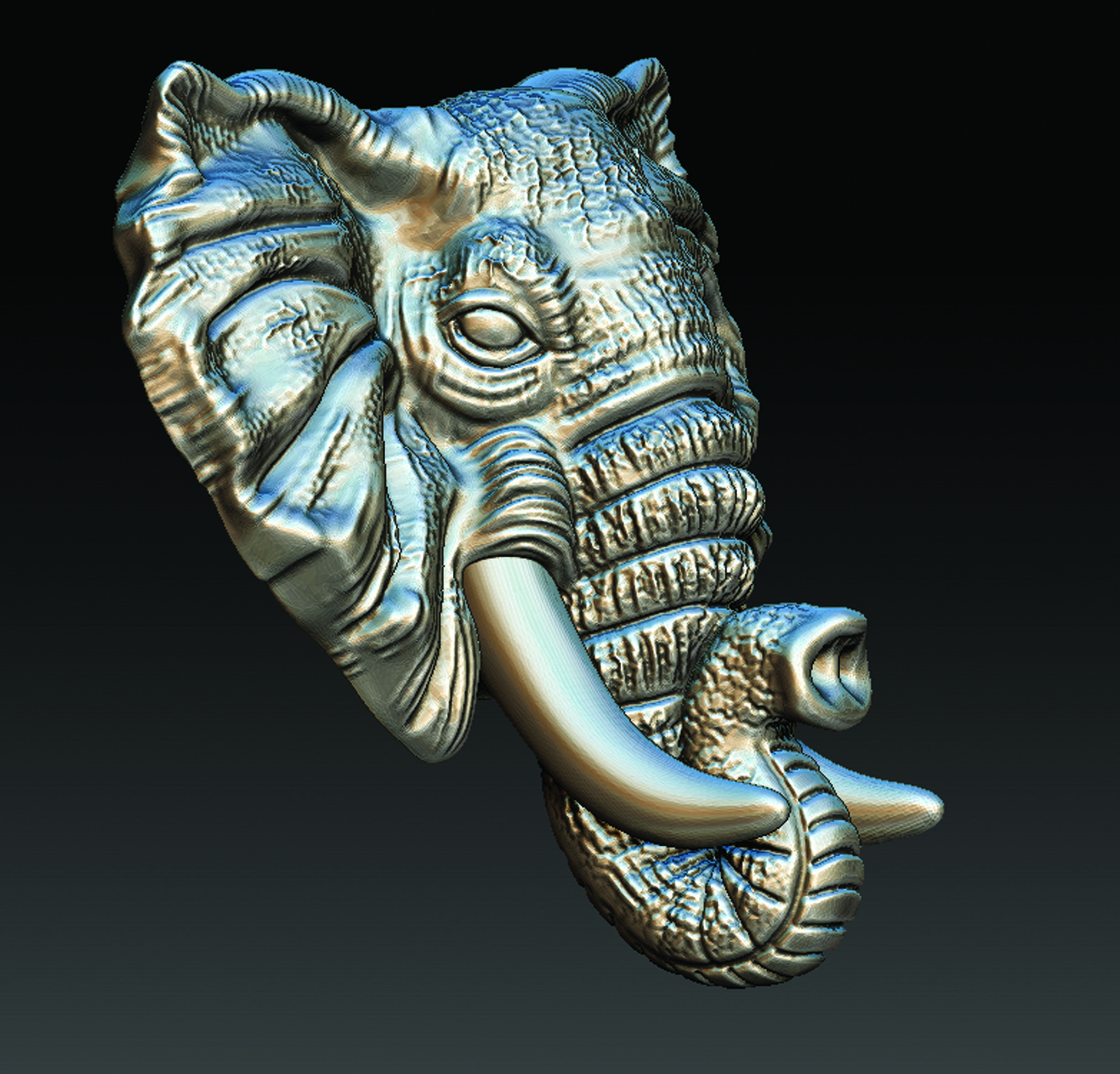 Elephant 3D model 3D printable | CGTrader