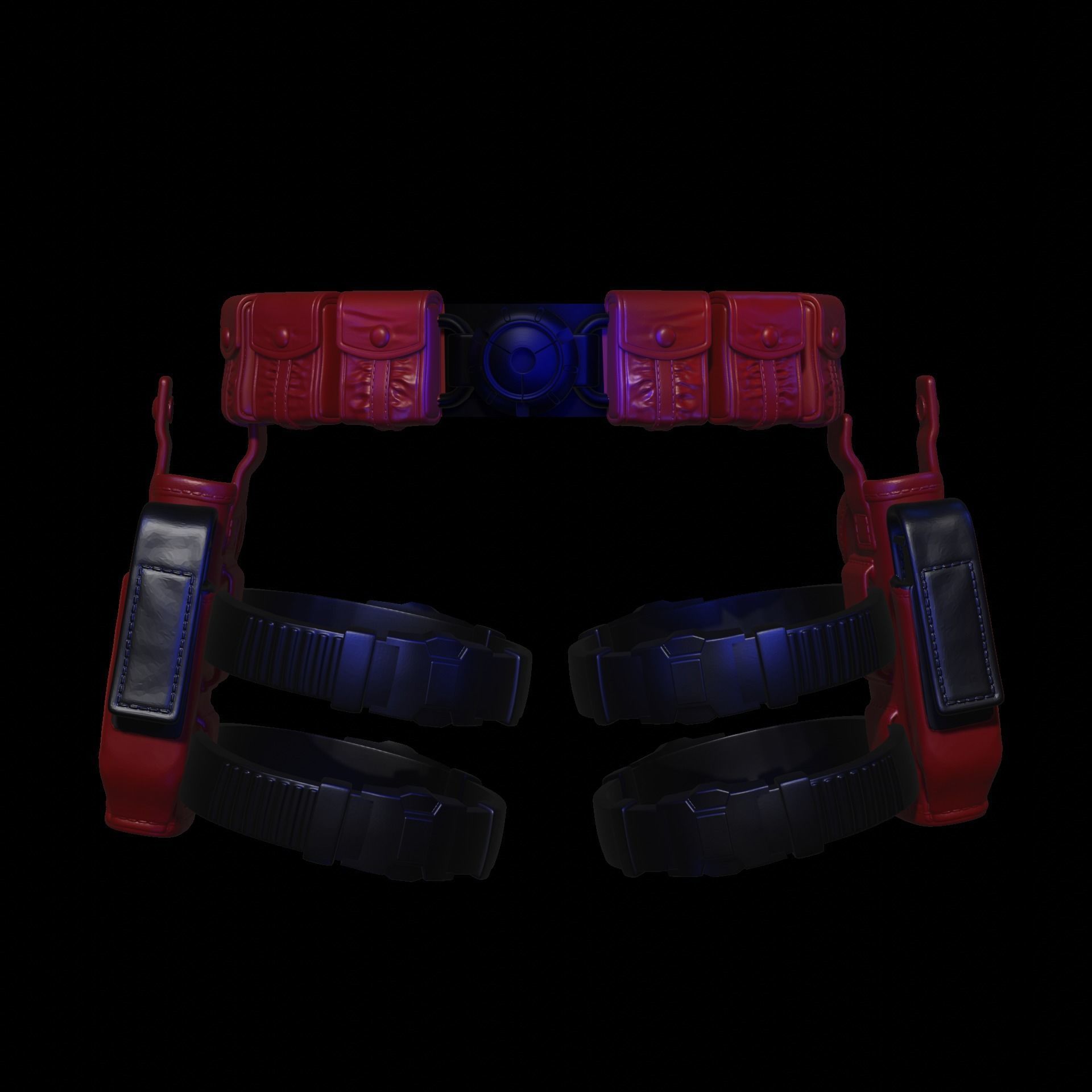 Dark Knight Utility Belt 3D model 3D printable | CGTrader