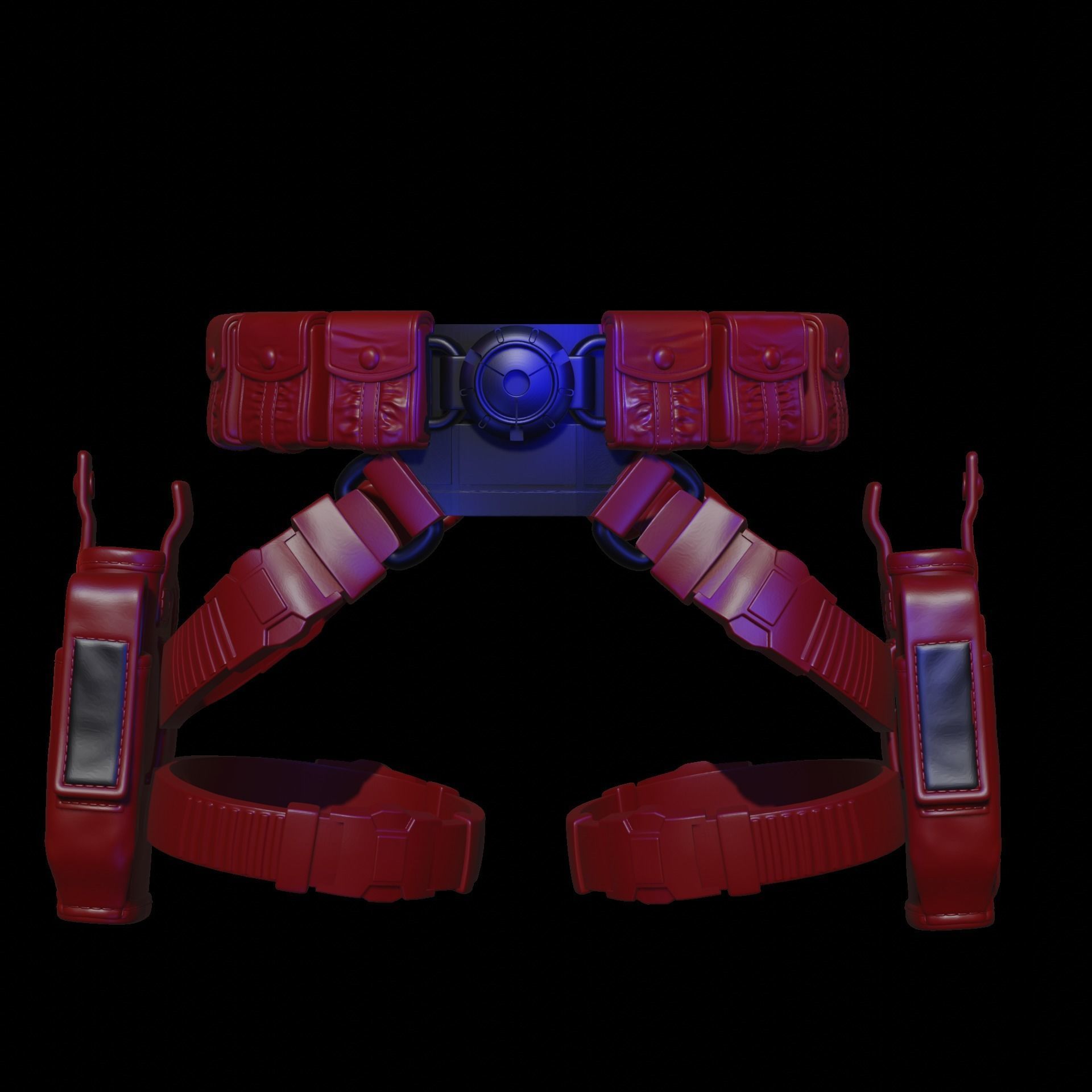 Dark Knight Utility Belt 3D model 3D printable | CGTrader